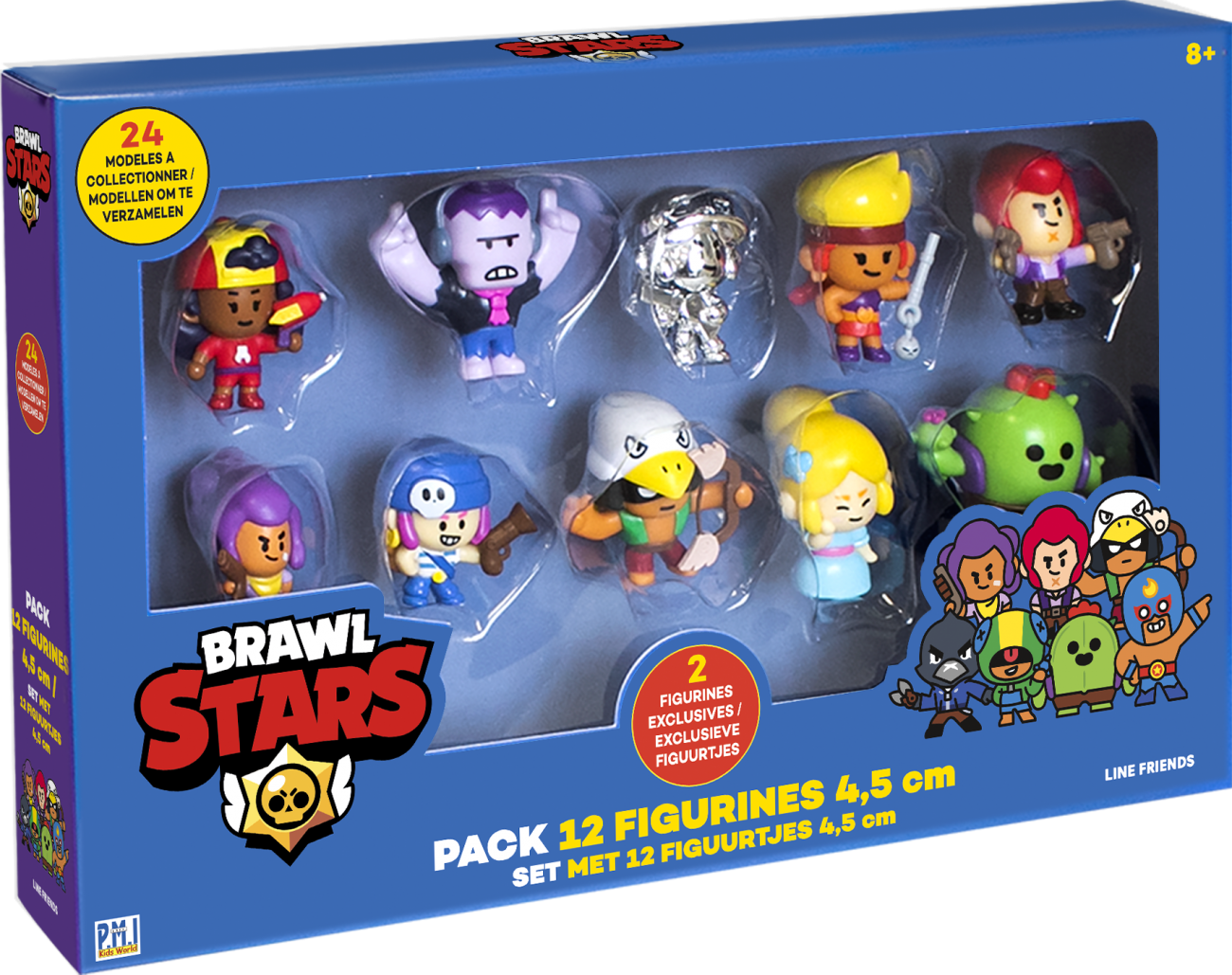 Brawl Stars - 12 Figurines 4,5 cm | Lansay Brawl Stars - 12 Figurines 4,5 cm | Lansay