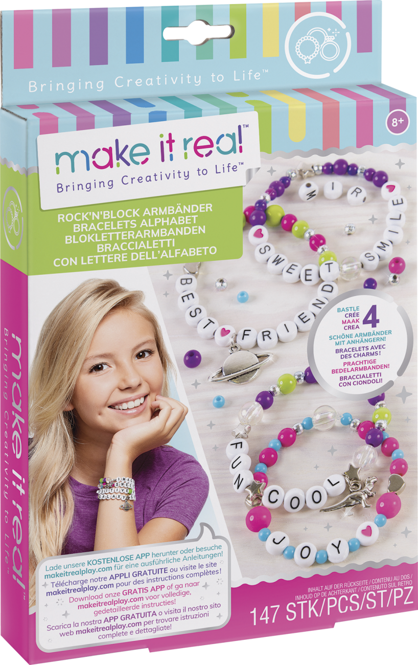 Make It Real - Alphabet bracelets | Lansay