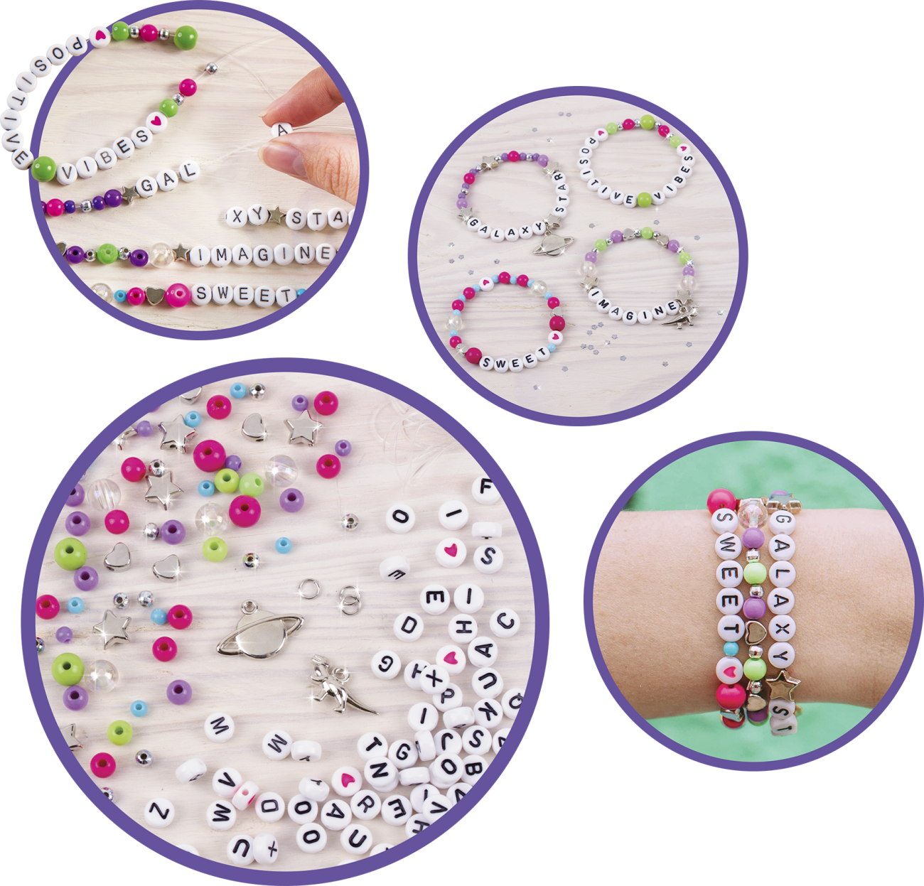 Make It Real - Alphabet bracelets | Lansay