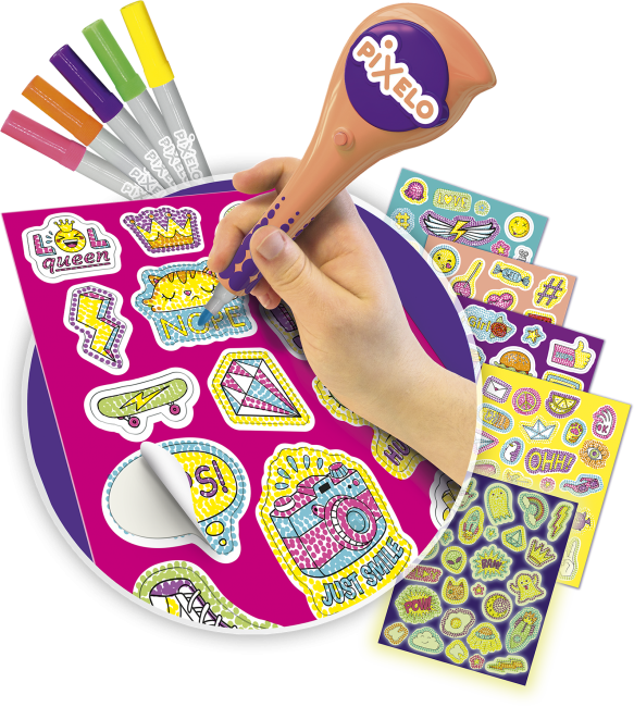 Pixelo Sticker Set | Lansay